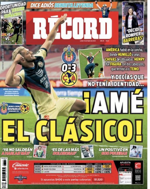 Liga MX: las portadas de los principales periódicos con la goleada de ...
